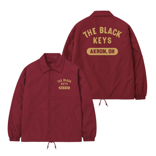 Maroon NRNF Coaches Jacket – The Black Keys